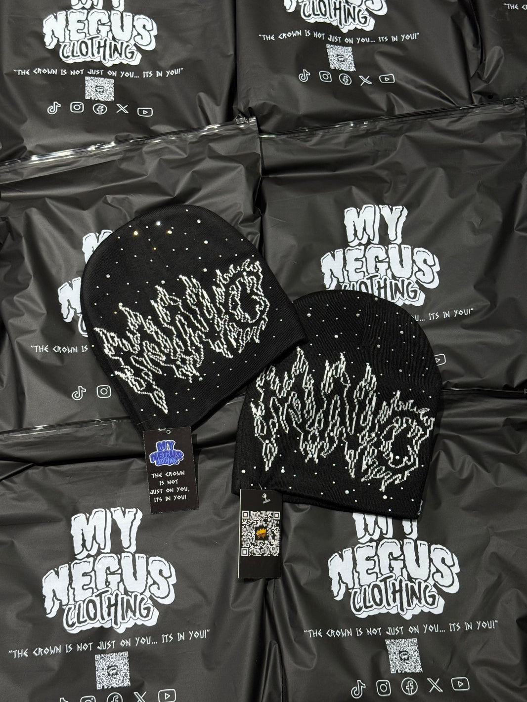Heavy Is the Head Collection | Rhinestone Streetwear | My Negus Clothing